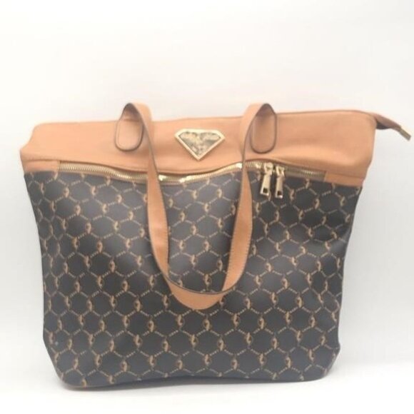 Baby Phat | Bags | Bogo Baby Phat Extra Large Faux Leather Tote Bag ...